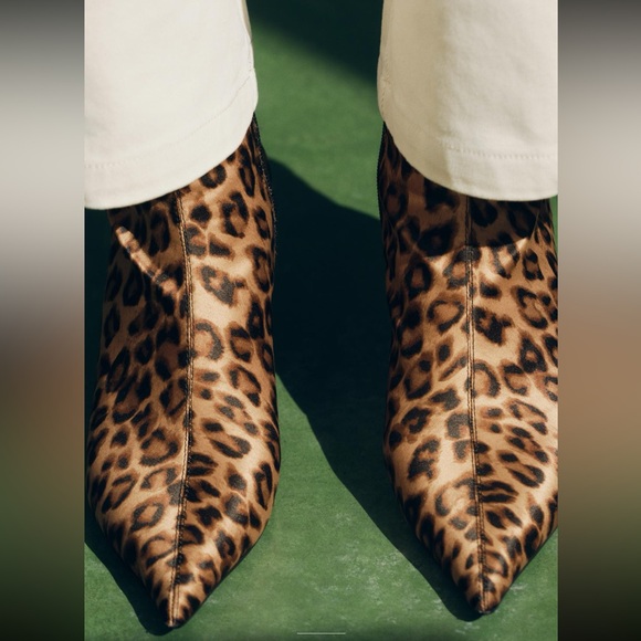Zara | Shoes | Zara Leopard Print Womens Ankle Boots | Poshmark
